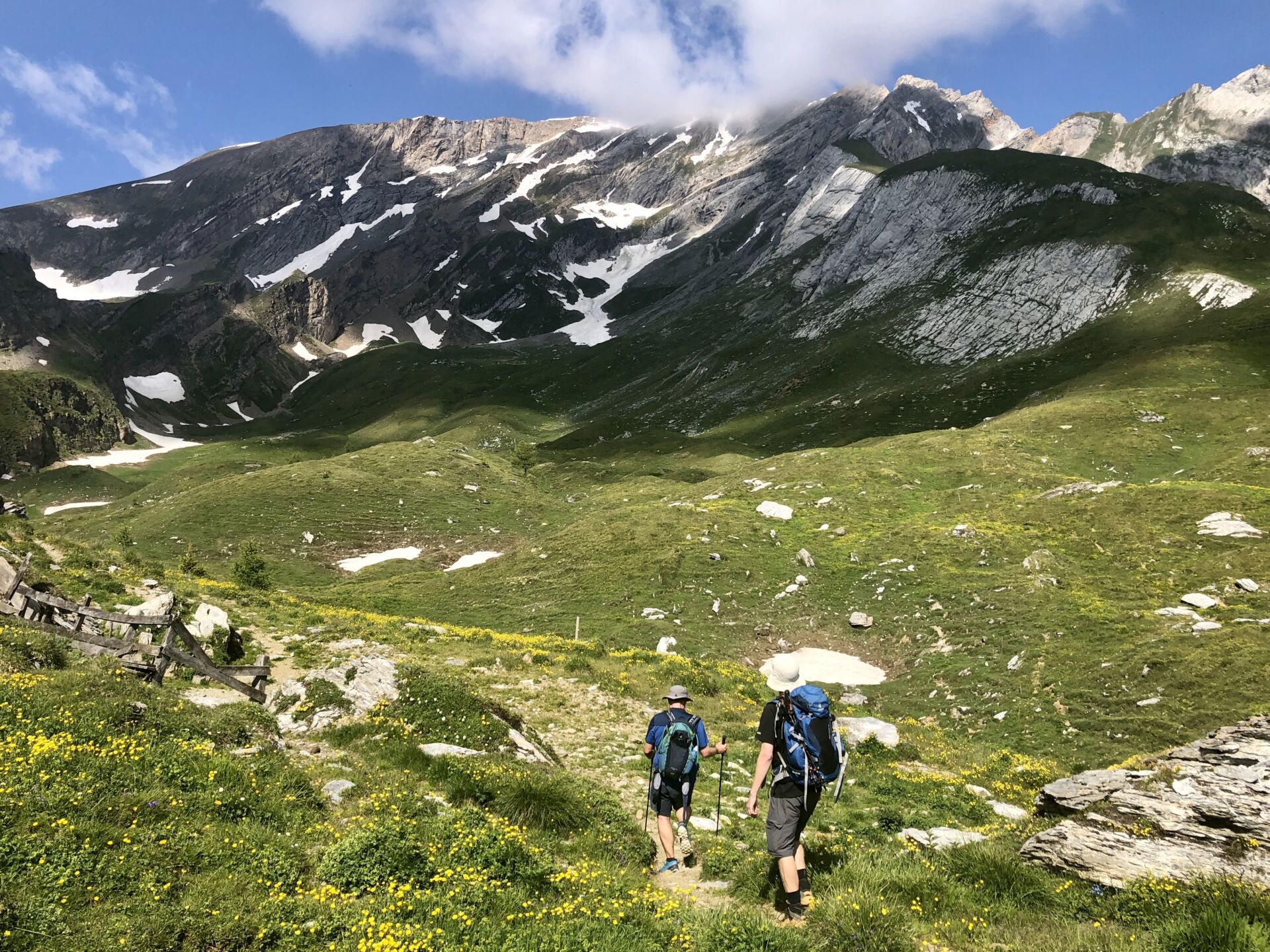 Der gutmütige Calanda – Edwin wandert